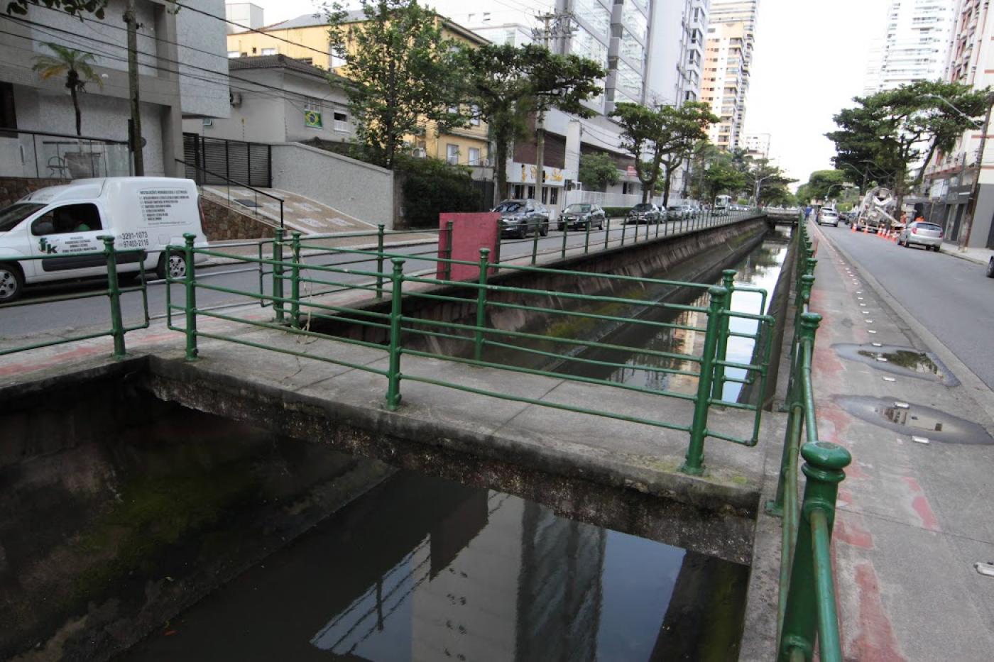 Ponte provisória será instalada sobre o canal 5, em Santos, para ...