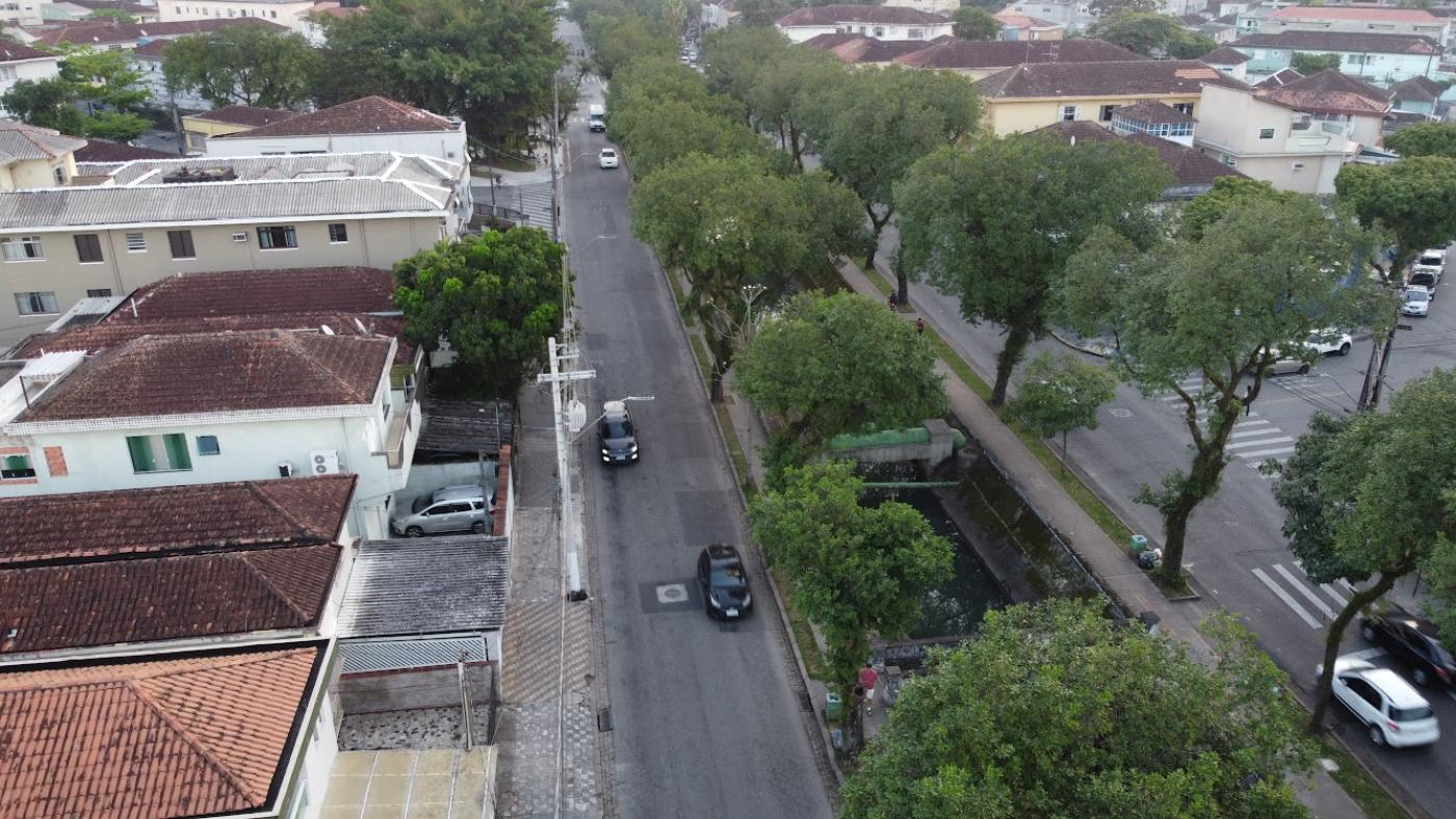 Obras de revitalização da Avenida Pinheiro Machado, em Santos, começam ...