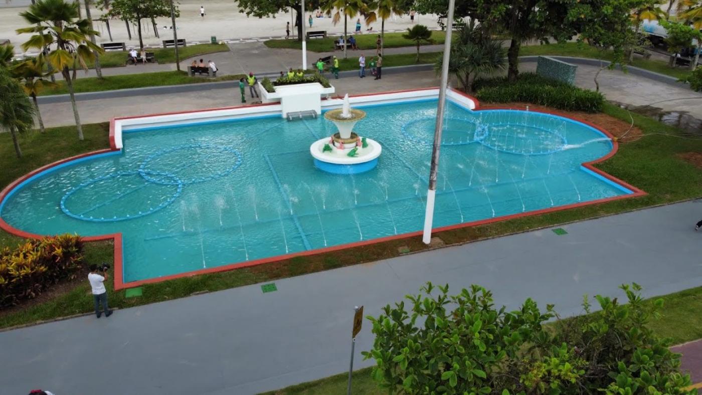 Fonte do Sapo, na orla de Santos, é entregue após revitalização ...