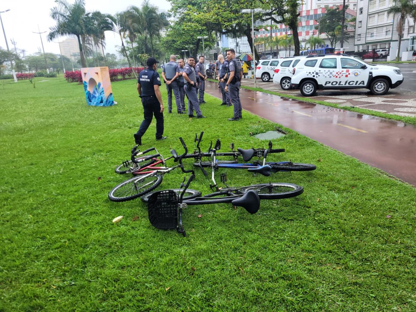 Com Auxílio Das Câmeras Gcm De Santos Prende Dois Homens Após Furto De