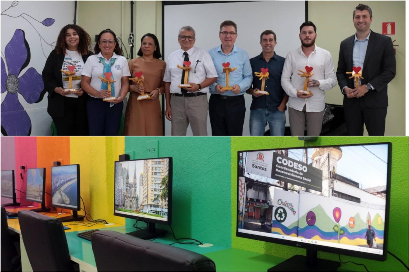 Santos premia empresas parceiras e inaugura novo espaço de ...